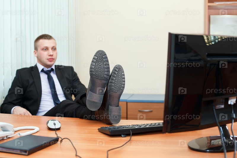 Feet on desk Images - Search Images on Everypixel